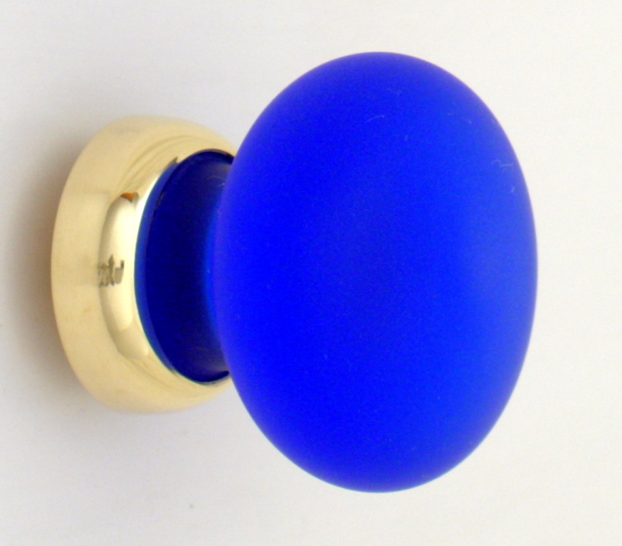 Frosted Smooth Glass Cupboard Knobs
